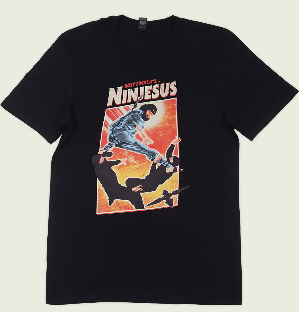 Ninjesus T-Shirt – Ninja Jesus Parody Graphic Tee | Tees.ca